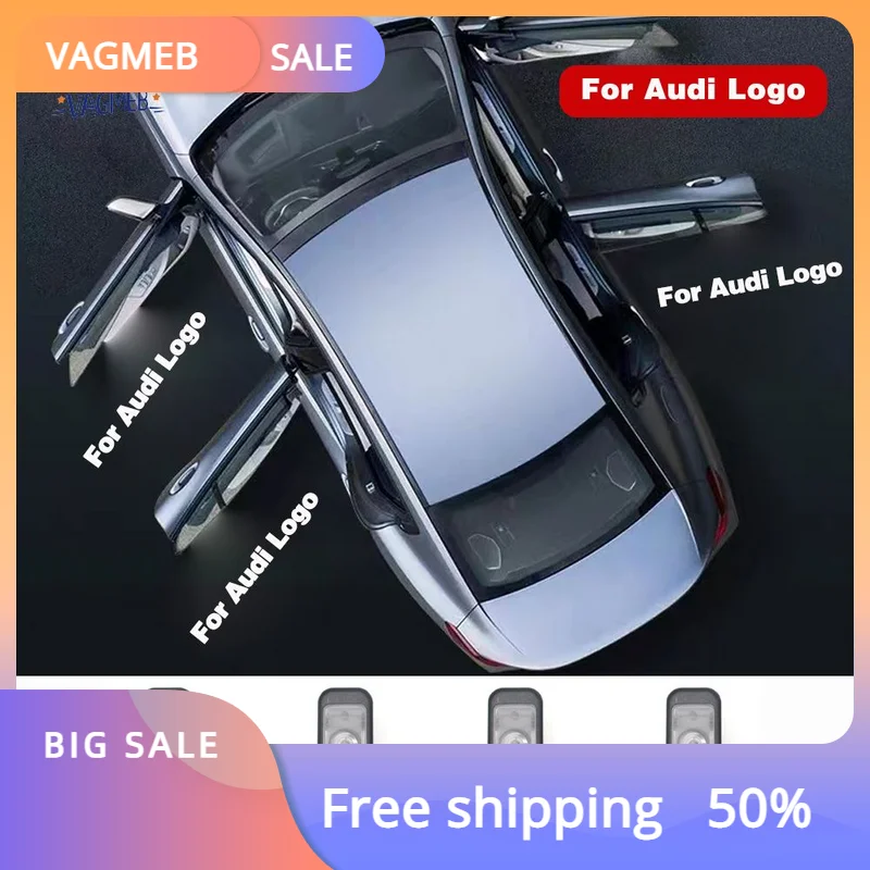 OEM-Car-LED-door-Light-4-Ring-Logo-welcome-Projection-Light-Lamp-For ...