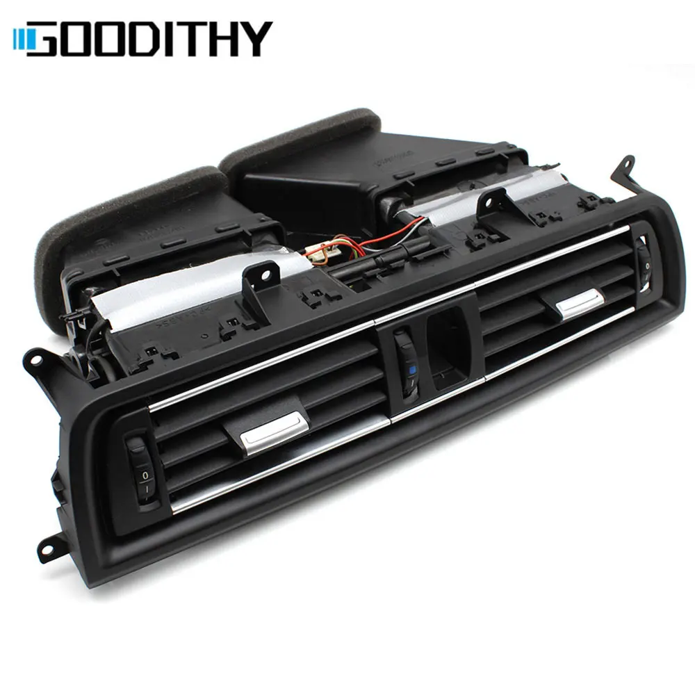 Front Center Dash Air Conditioner Chromed AC Vent Outlet Complete ...