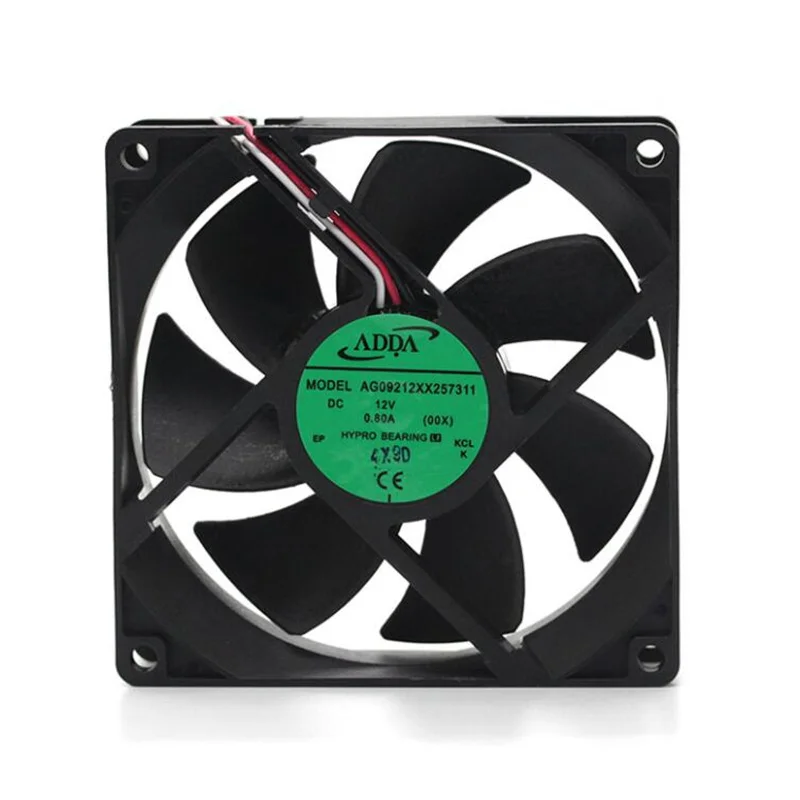 Original ADDA fan ag09212x257311 12v 0.8a 9cm 9225 three-line large air ...