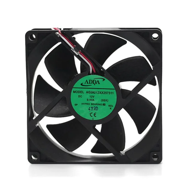 Original ADDA fan ag09212x257311 12v 0.8a 9cm 9225 three-line large air ...