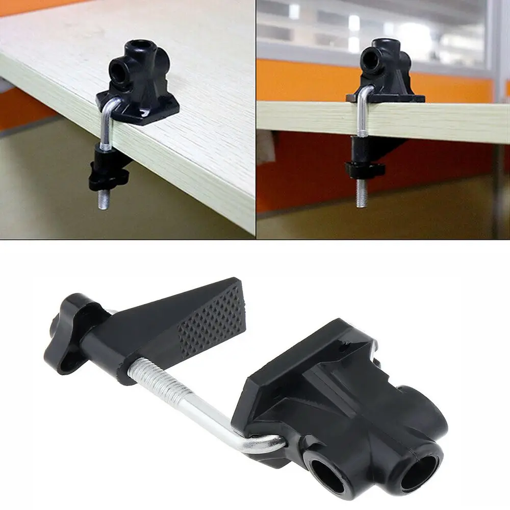 Hardware Bracket Clamp Accessories DIY Fixed Metal Desk Lamp Clip ...