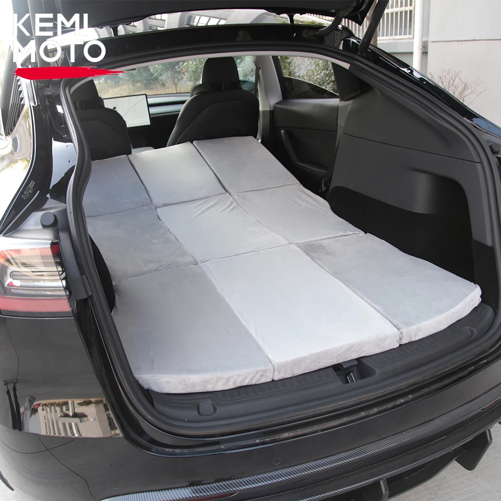 Rear Seat Bed Sleeping Pad For Tesla Model Y 2019-2023 Car Travel Bed ...