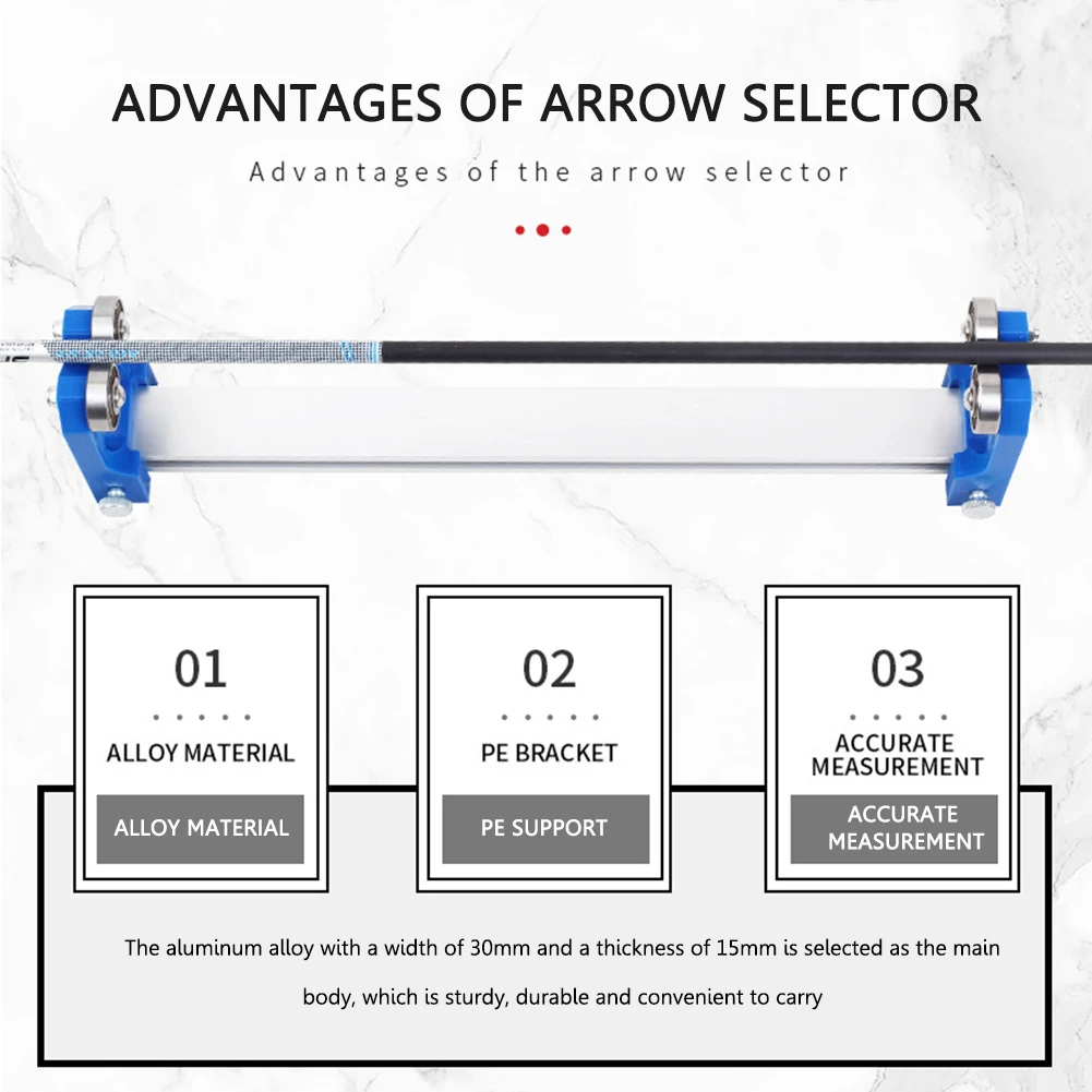 Aluminium Alloy Arrows Straightness Detection Tool Professional Arrows ...