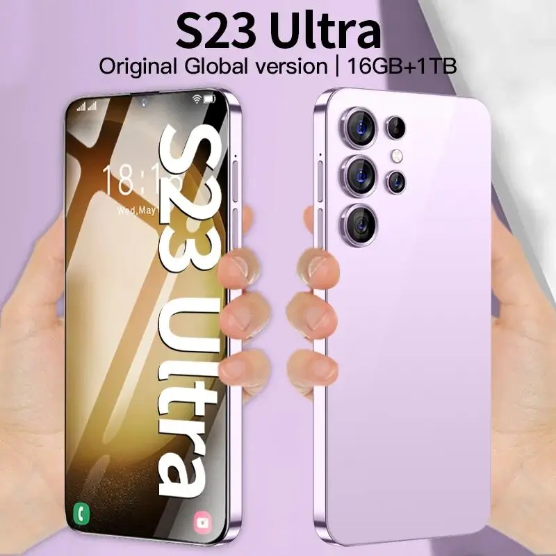 Original-New-S23-Ultra-7-3-HD-Full-Screen-Smart-Phone-5G-Smartphone ...