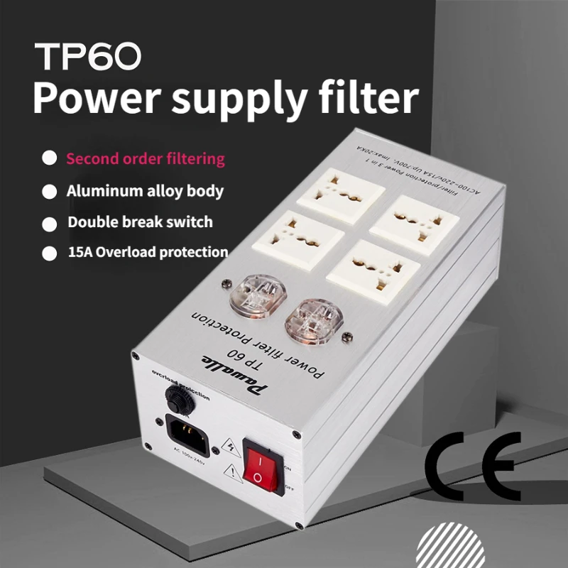 New-Power-Filter-Lightning-Protection-Socket-Anti-jamming-Purifier-80V ...