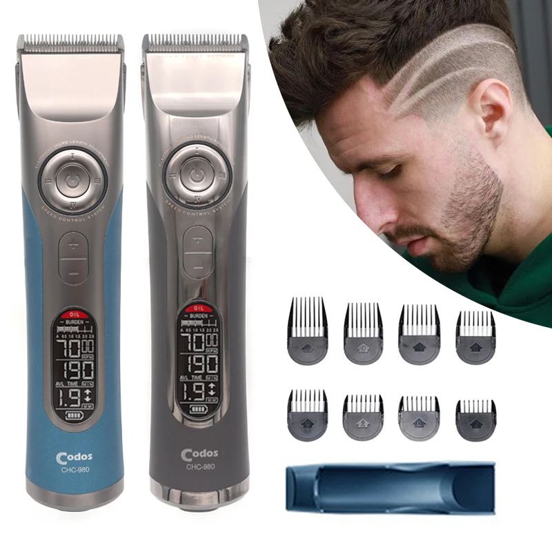 CODOS-CHC-980-Professional-Hair-Trimmer-Wireless-Rechargeable-Men-s-Hair-Clipper-with-Seat ...