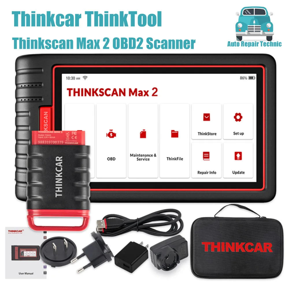 In Stock Thinkcar ThinkTool Thinkscan Max 2 Automotive Car Diagnostic ...