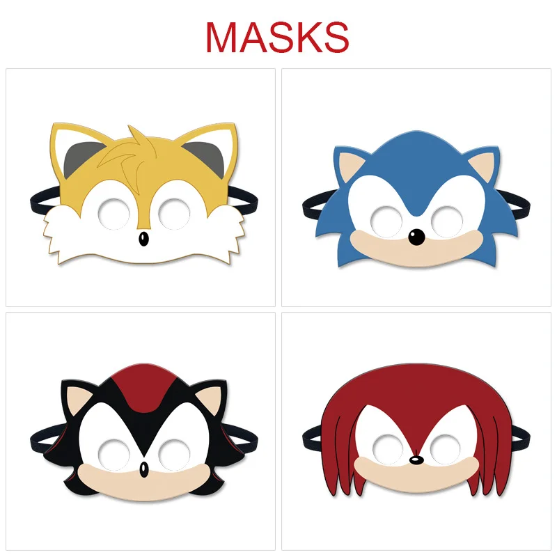Sonic-the-Hedgehog-Anime-Figure-Mask-para-Crian-as-Adere-os-Kawaii ...