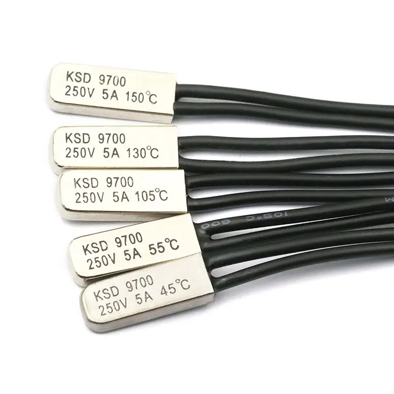 Fusibles de protection thermique, Thermostat normalement ouvert ...