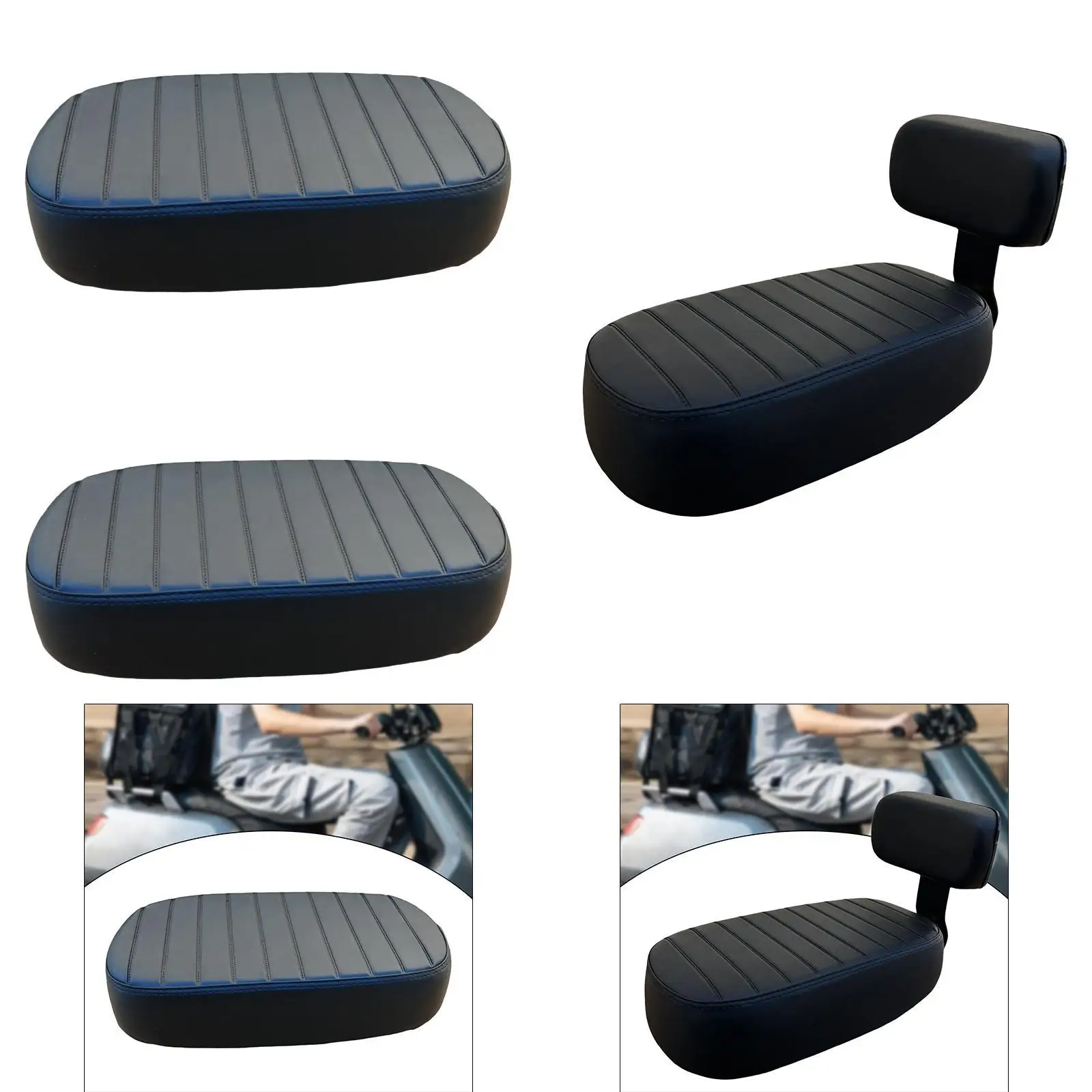Back Seat Reusable Bicycle Manned Cushion Rear Bike Seat Cushion for ...