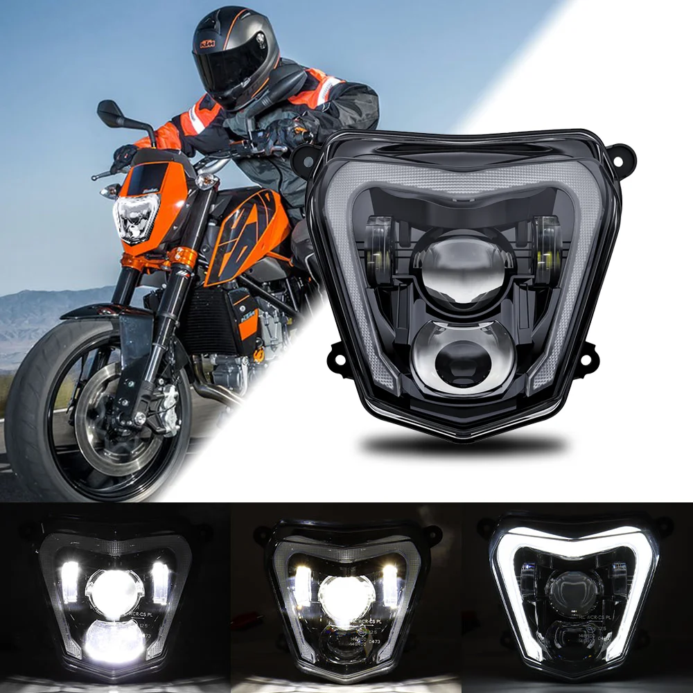 Duke 200 Headlight Modified