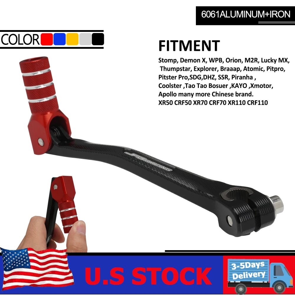 ATV CNC Gear Shift Shifter Lever For Kayo T2 T4 XR CRF 50 70 110 SSR ...