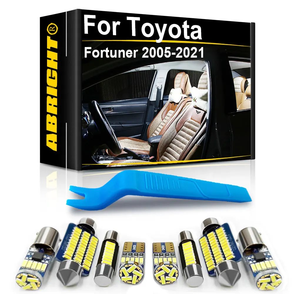 Car-Interior-LED-Light-Canbus-For-Toyota-Fortuner-MK-1-2-2005-2011-2012 ...