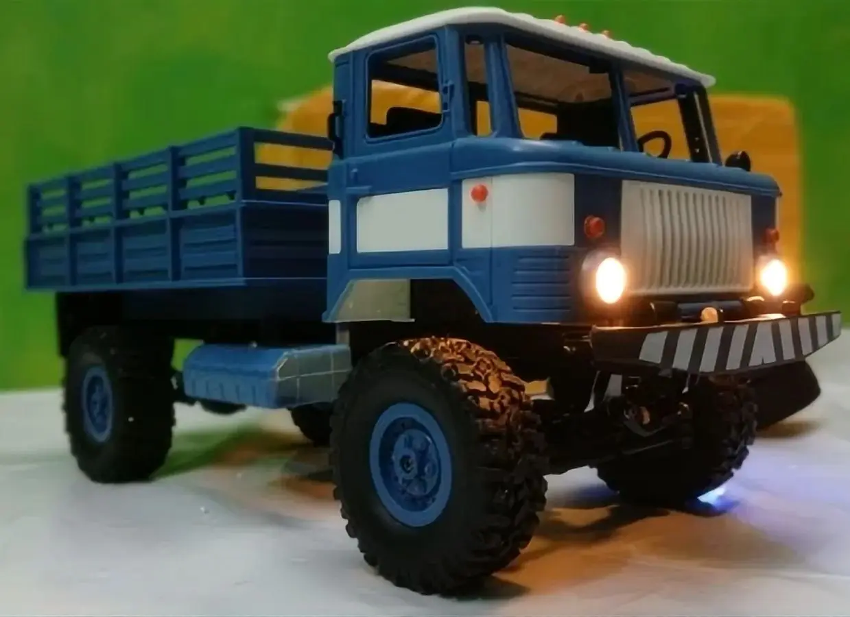 WPL Military Truck GAZ B-24 Full Scale 2.4G RC CAR Russian Military ...