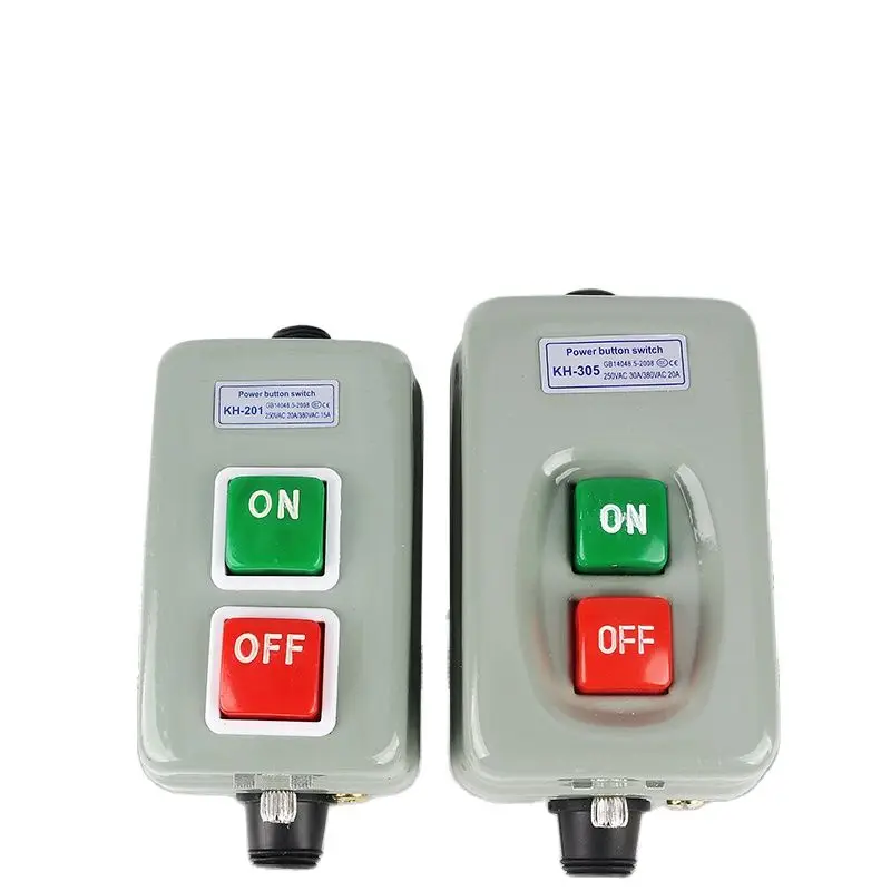 KH-305-201-Three-phase-Single-phase-Motor-Start-Button-Switch-15A-30A ...