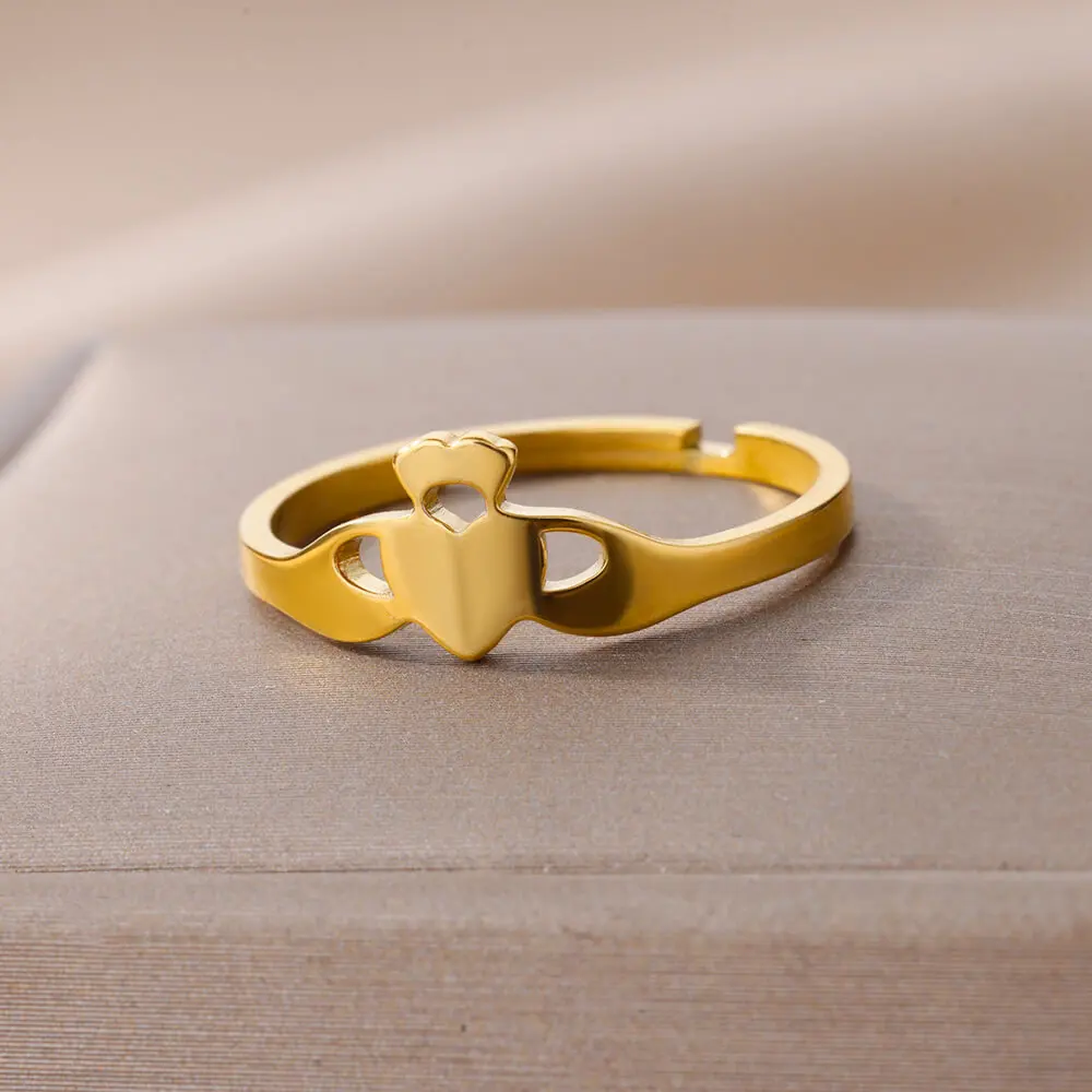 Rings-stainless-steel-anillos-Rings-for-couples-Bohemian-ring-Never ...