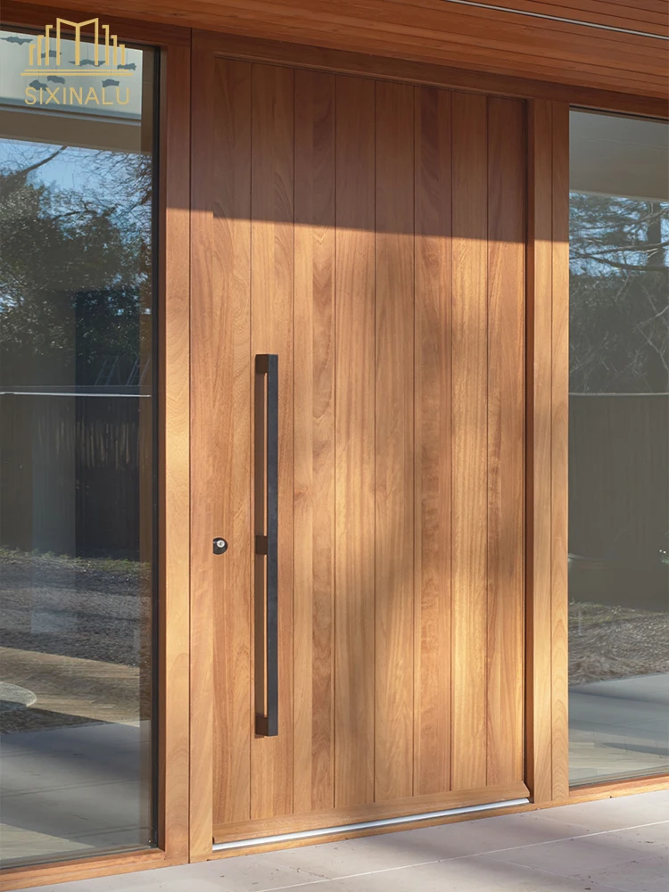 Enter Door Design: How the Sixinalu Pivot Door with Sidelights ...