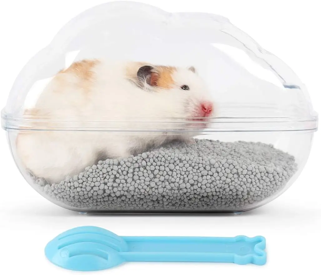 Sand-Bath-Container-for-Hamster-Large-Transparent-Hamster-Toilet-with ...