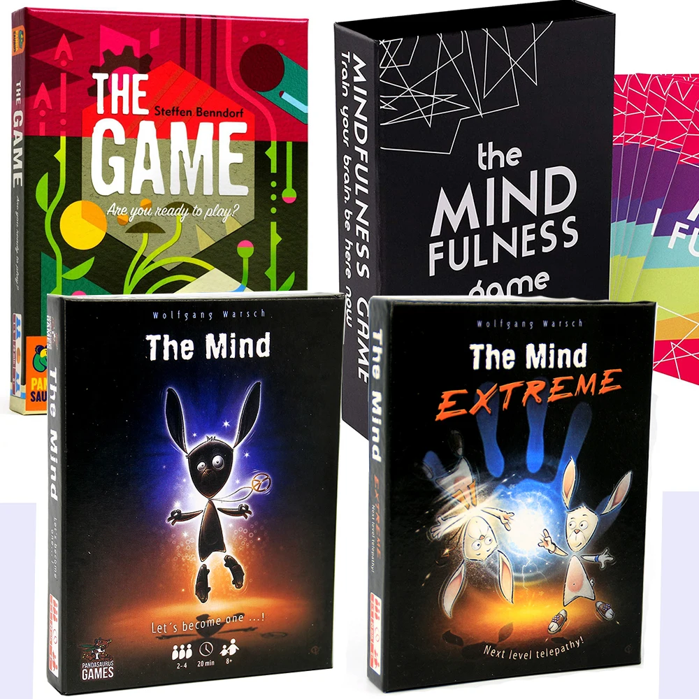 The Mind juego de cartas de fiesta, juego de mesa, The Mind Extreme ...