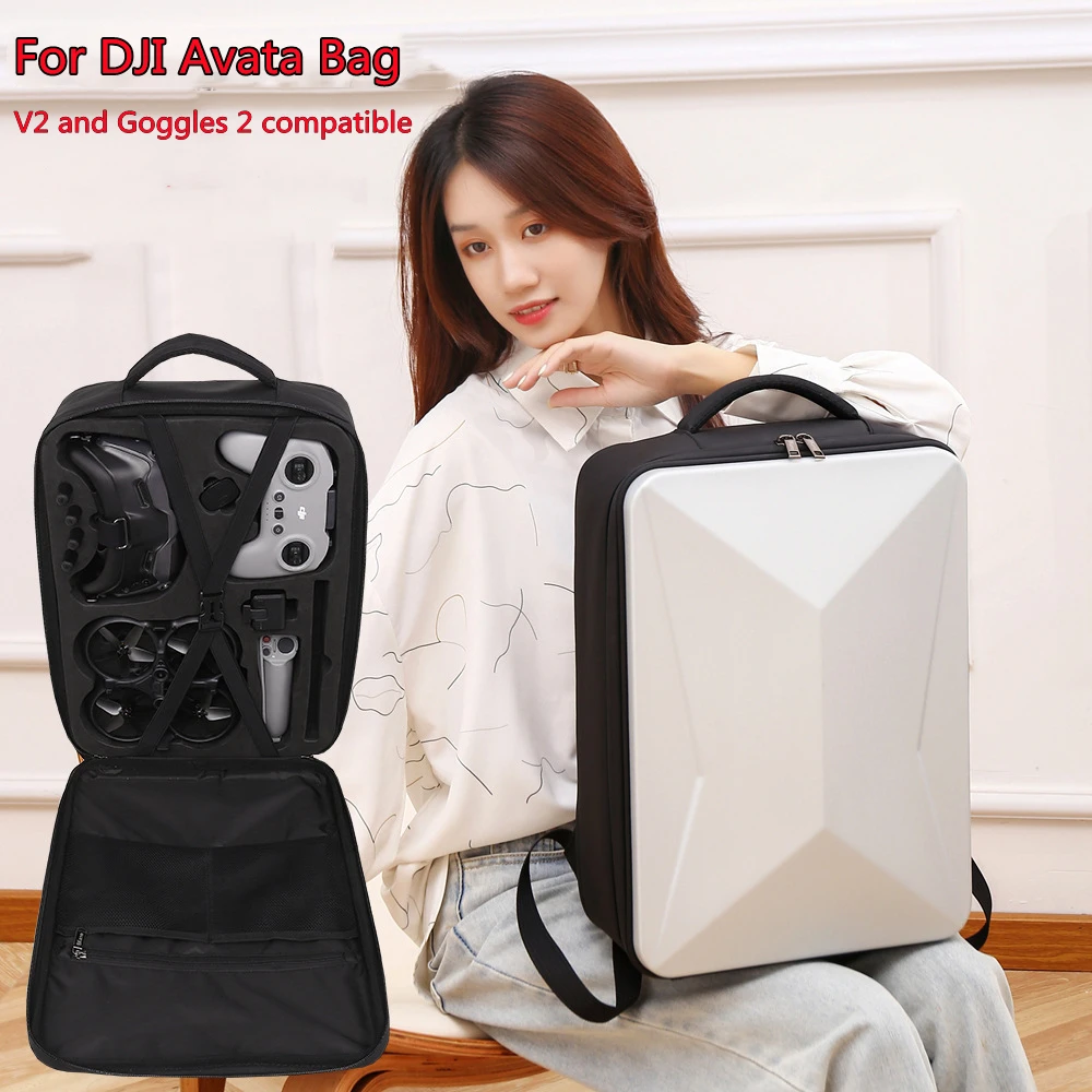 Drone-Bag-for-DJI-AVATA-Bag-Double-Shoulder-Hard-Shell-Backpack-for-V2 ...