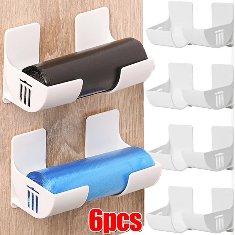 Wall-Mounted-Trash-Bags-Holder-Garbage-Bag-Storage-Box-Organizer ...