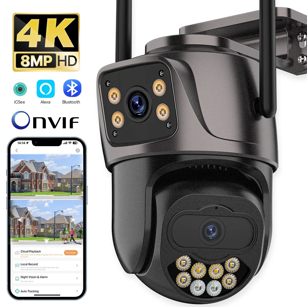 External-4K-8MP-HD-Outdoor-IP-Camera-Wifi-PTZ-Camera-Dual-Lens-Auto ...