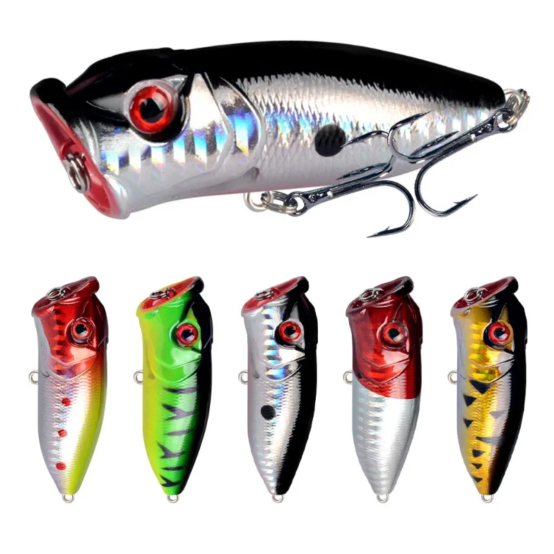 1Pcs-Fishing-Lures-6-5cm-12g-Floating-Popper-Bait-5-Color-Hard-Bait ...