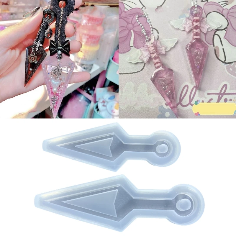 Shiny Glossy Geometry Arrows Ornament Silicone Epoxy Resin Mold DIY ...