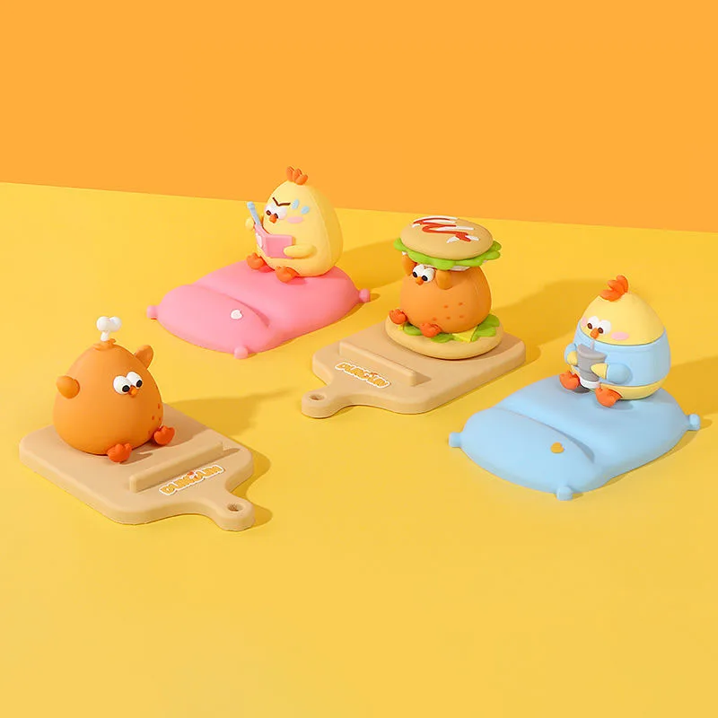 Miniso-Cartoon-Dundun-Chicken-Drop-Glue-Desktop-Stand-Mobile-Phone ...