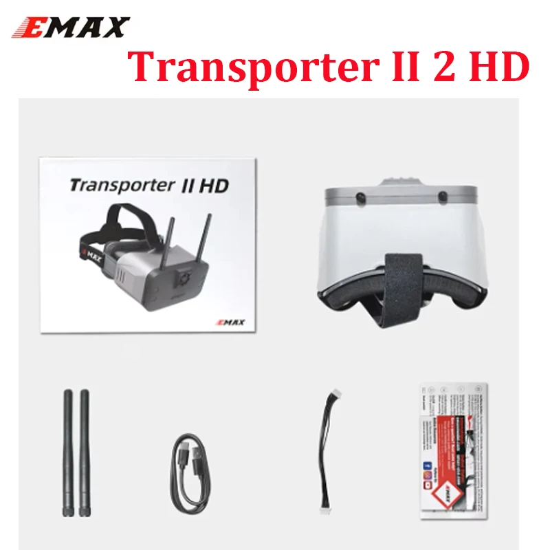 EMAX-Transporter-II-2-HD-FPV-Goggles-720-1080-4-45-Inches-Screen ...