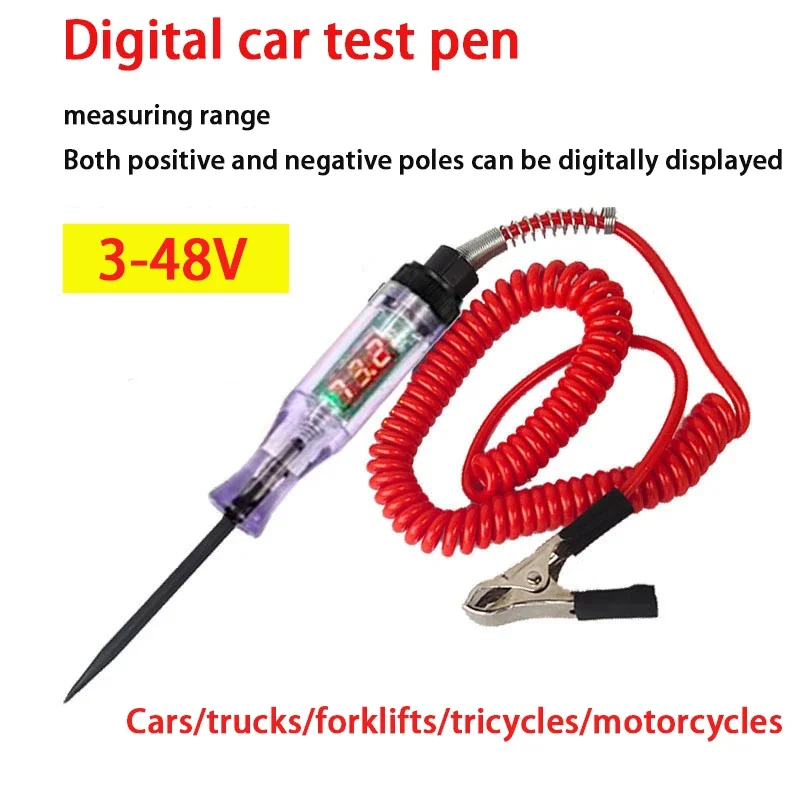 Automotive-digital-display-test-pen-circuit-testing-pen-Car-test-lamp ...