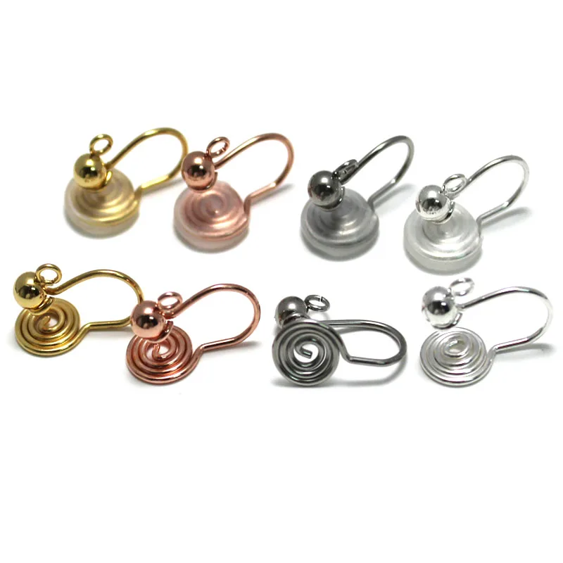 10pcs-Stainless-Steel-Earring-Clips-Non-Pierced-With-Loop-Mosquito-Coil ...