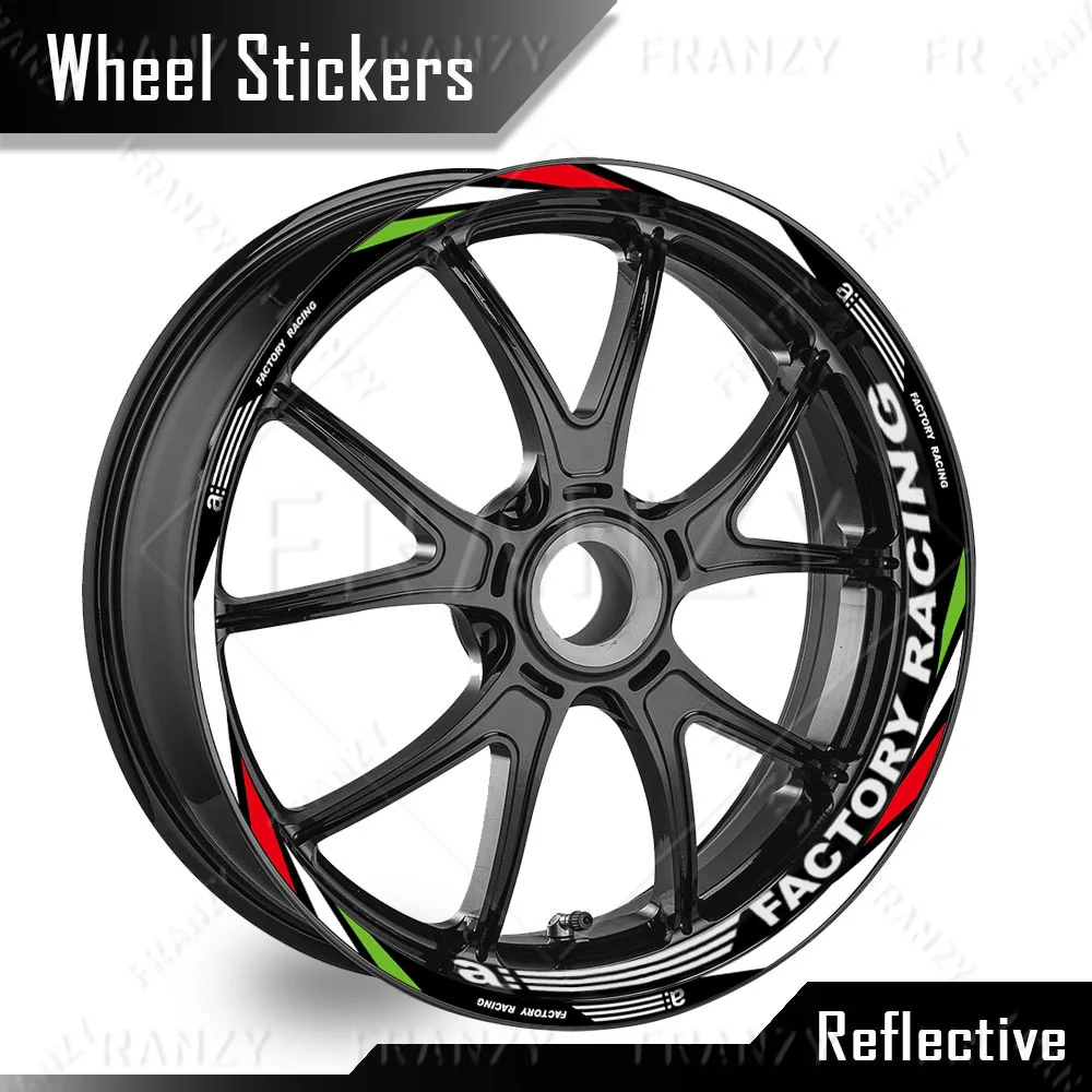 Wheel Sticker Rim Decal Hub Stripe Tape For Aprilia Tuono RS660 RS4 125 ...