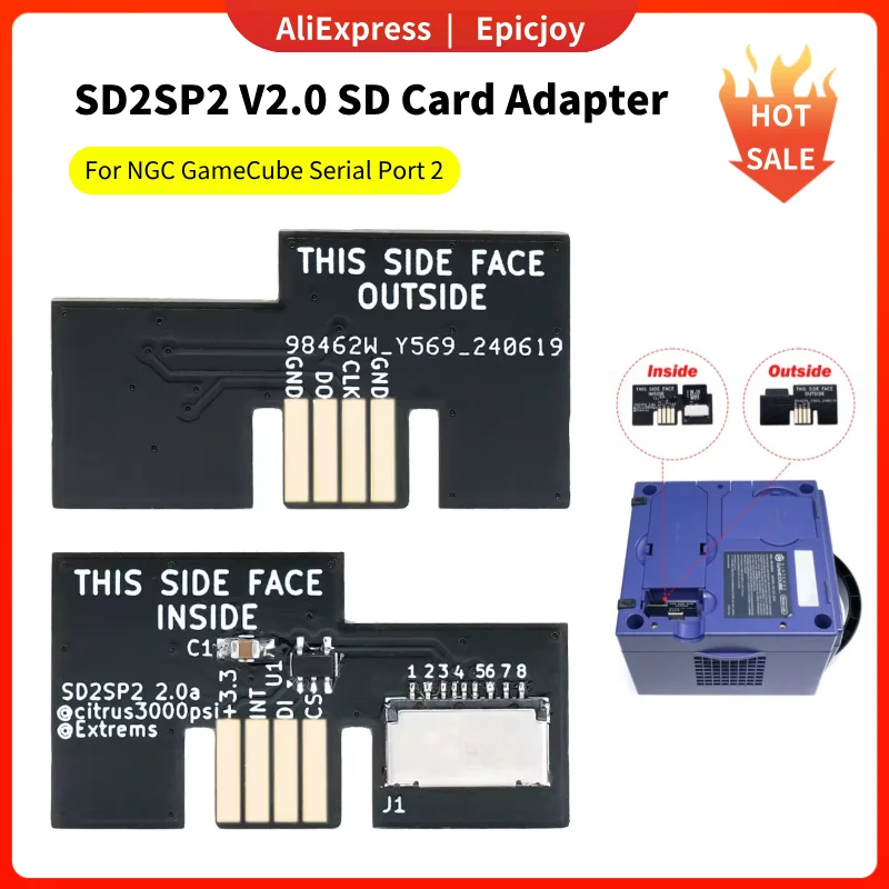 SD2SP2-V2-0-Micro-SD-Card-Adapter-TF-Card-Reader-Swiss-GameCube ...