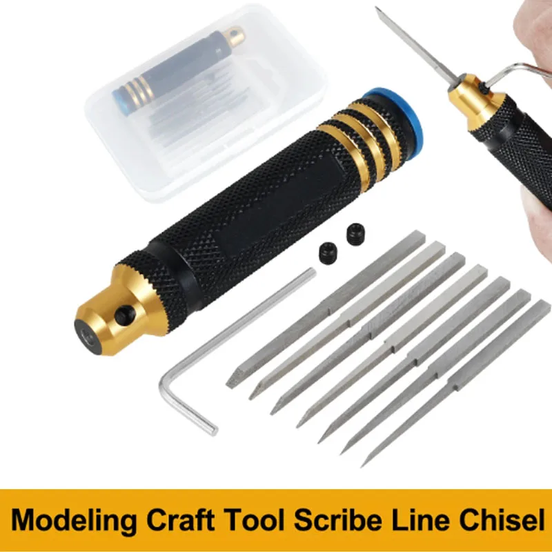 7-in1-Model-Chisel-Sharp-Resin-Carved-Scribe-line-Hobby-Cutting-Tool ...