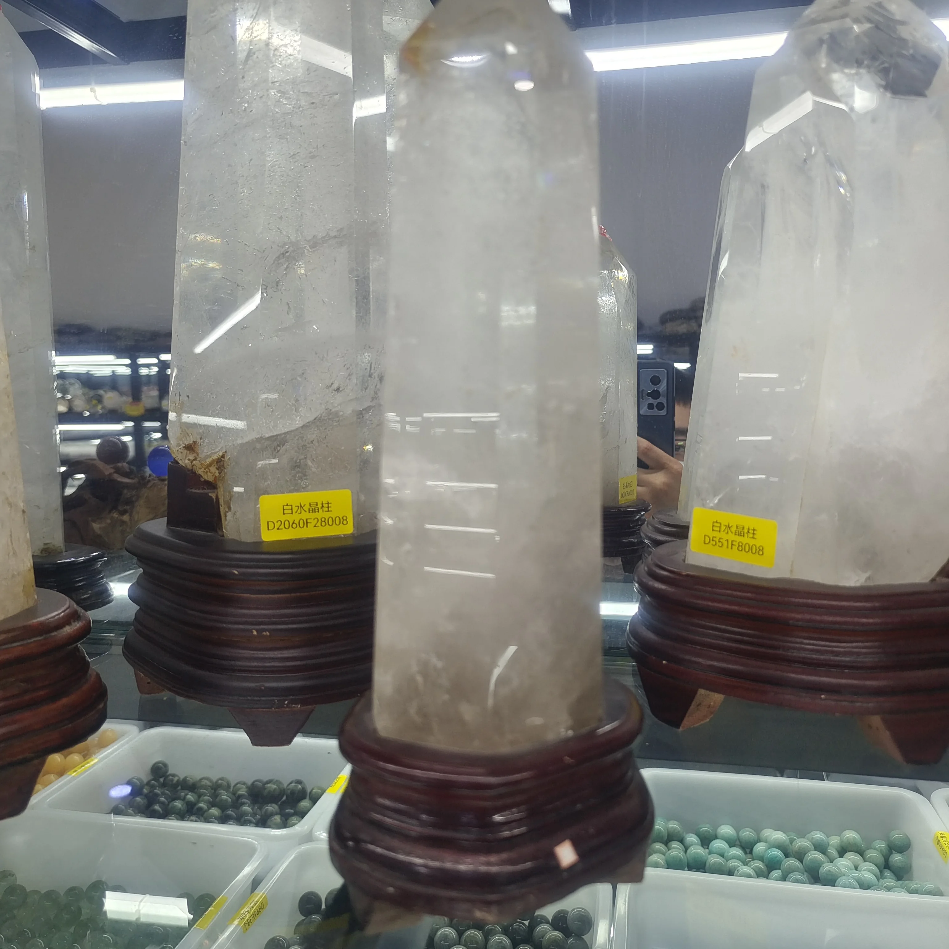 Big-6-5kg-Rare-Natural-White-Crystal-Column-Quartz-Wand-Point-Obelisk ...