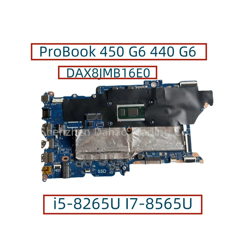 DAX8JMB16E0-For-HP-ProBook-450-G6-440-G6-Laptop-Motherboard-With-i3 ...