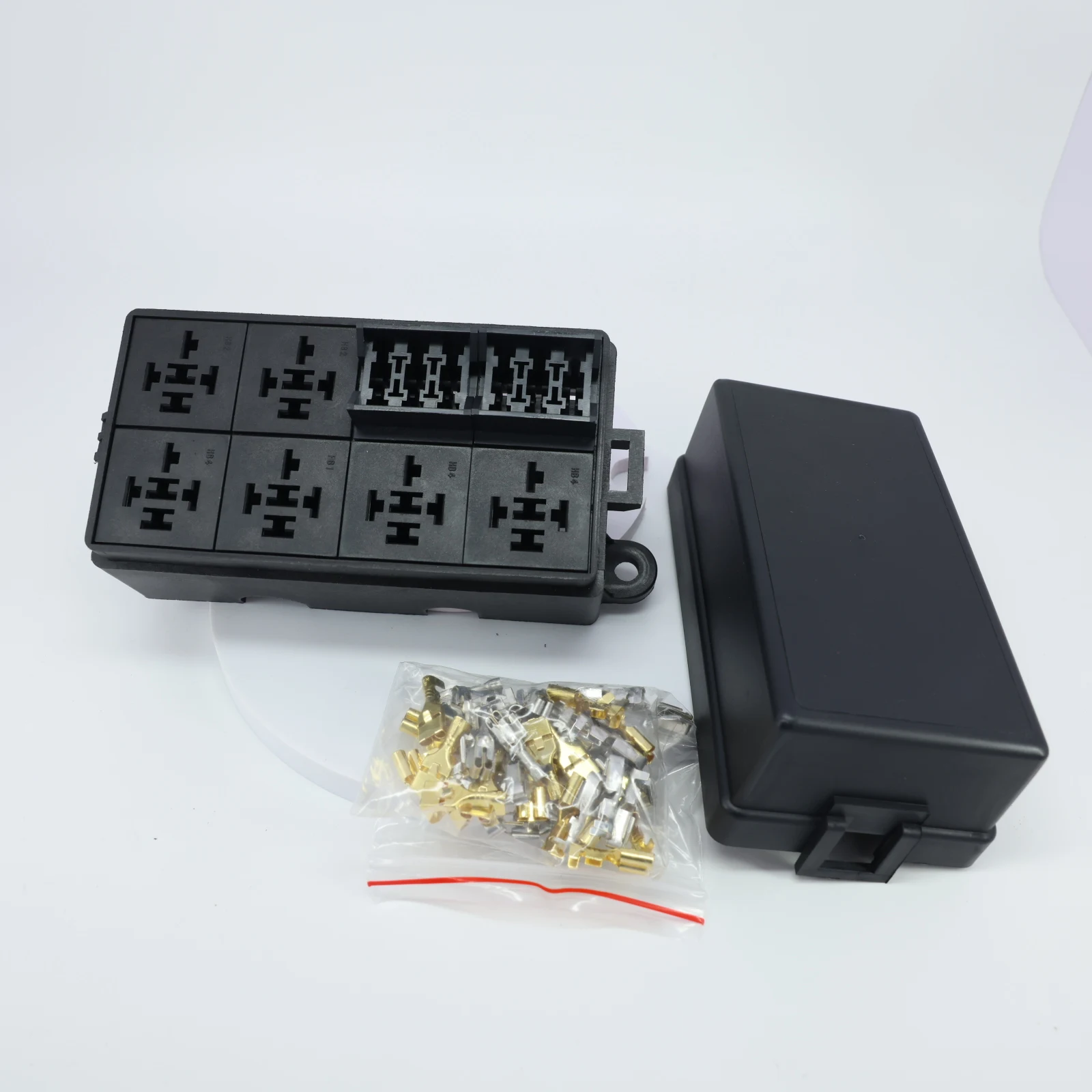 12V-Relay-box-6Way-Blade-Fuse-Holder-Box-6Way-relay-box-with-Spade ...