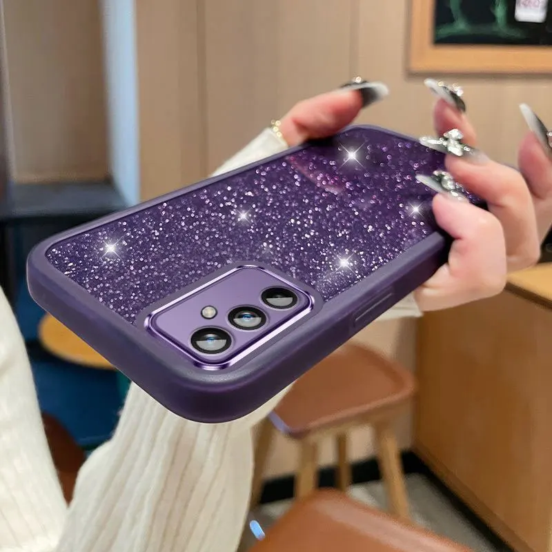 Custodia-di-lusso-per-Samsung-A35-5G-Cover-per-telefono-Shiny-Glitter ...