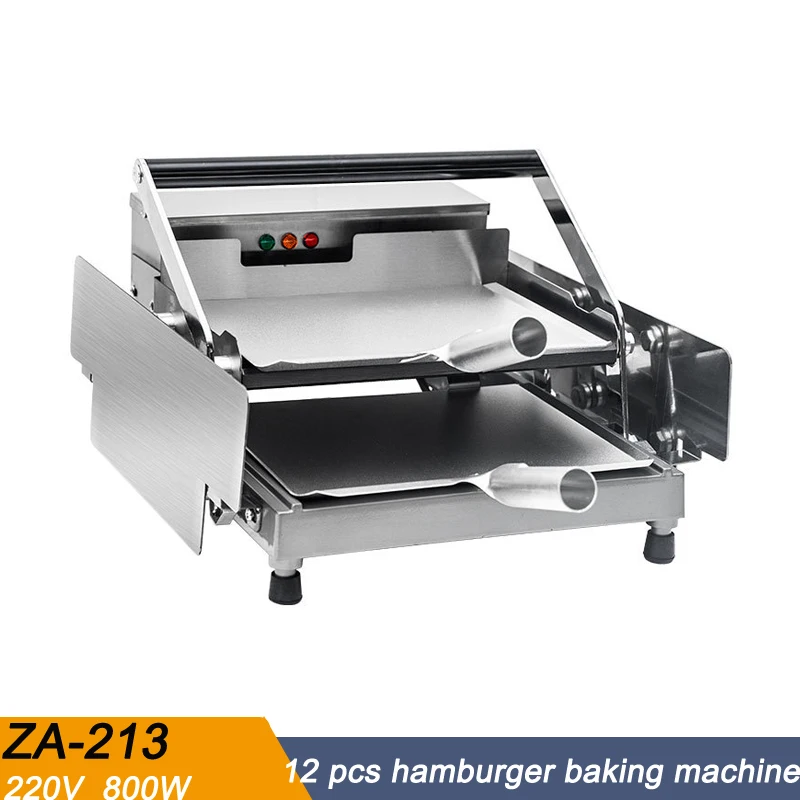 2000W-Electric-Bun-Hamburger-Toaster-Bread-Grill-Oven-Hamburger-Cooker ...