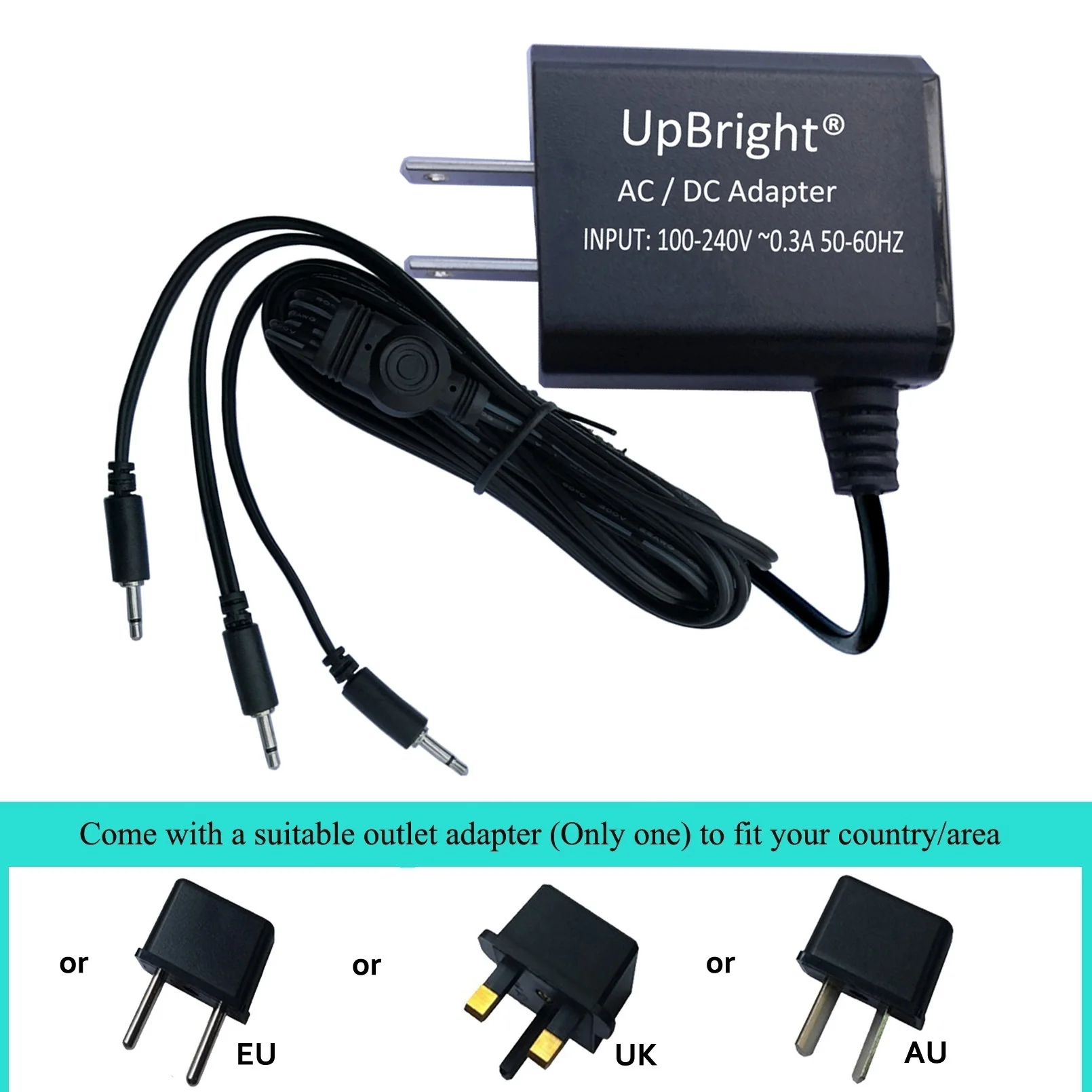 3V DC AC Adapter for Lemax 54100 54100A 54100W UR4120030050G Enchanted ...