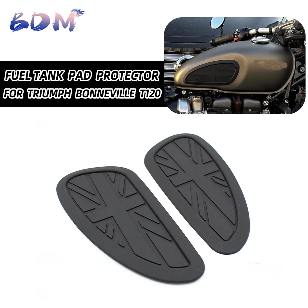 Motorcycle Accessories Fuel Tank Pad Protector Anti-silp Traction Side ...