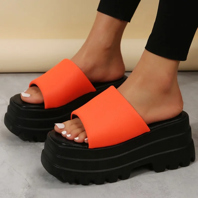 Platform-Shoes-Women-Summer-Fashion-Slippers-with-Thick-Soles-Open-Toe ...