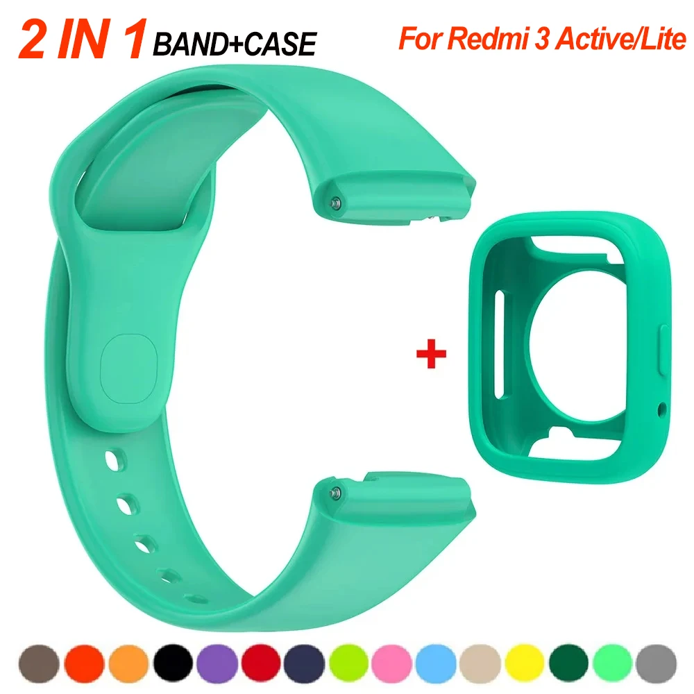 Official-same-model-Silicone-Strap-For-Redmi-watch-3-Active-Bracelet-Wristbands-Protective-Cover ...
