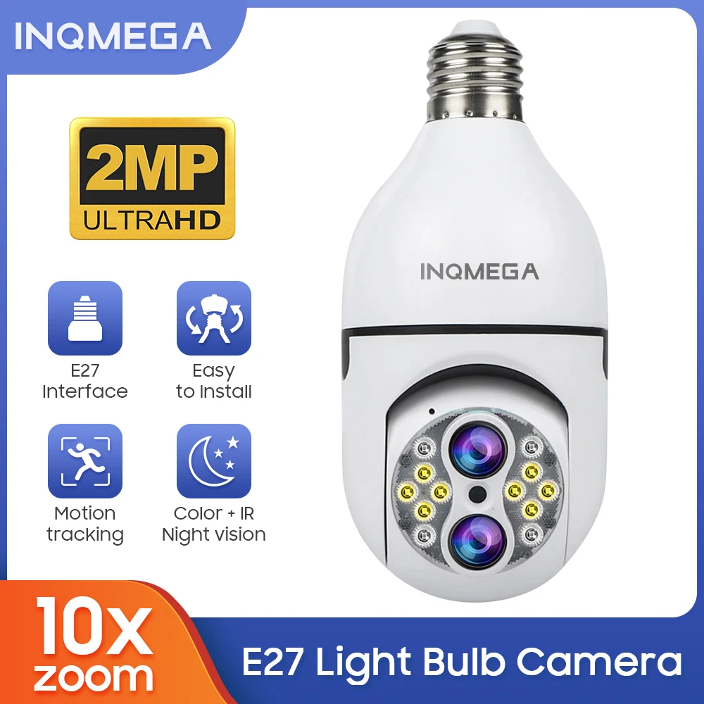 INQMEGA-Bulbcam-10X-ZOOM-Light-Bulb-Security-Camera-360-Security ...