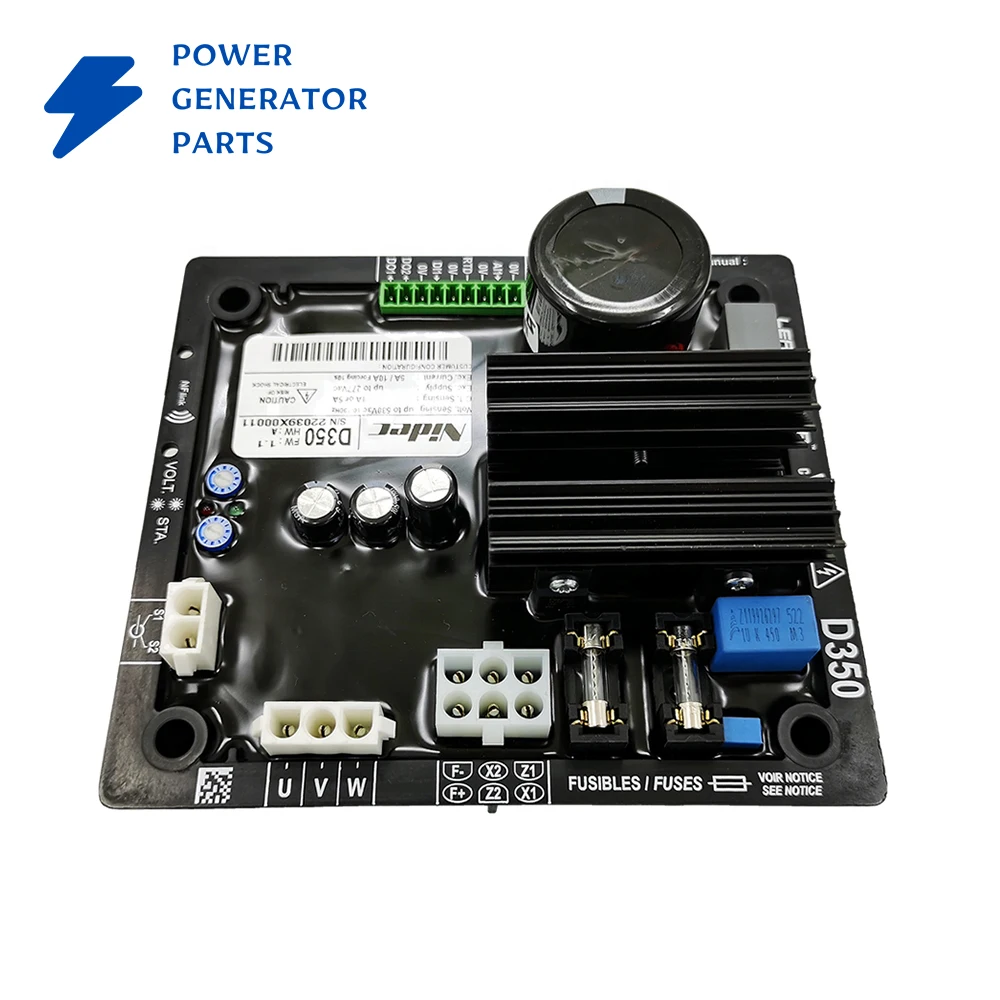 오리지널 Leroy-Somer Nidec D350 AVR-디지털 자동 전압 조정기