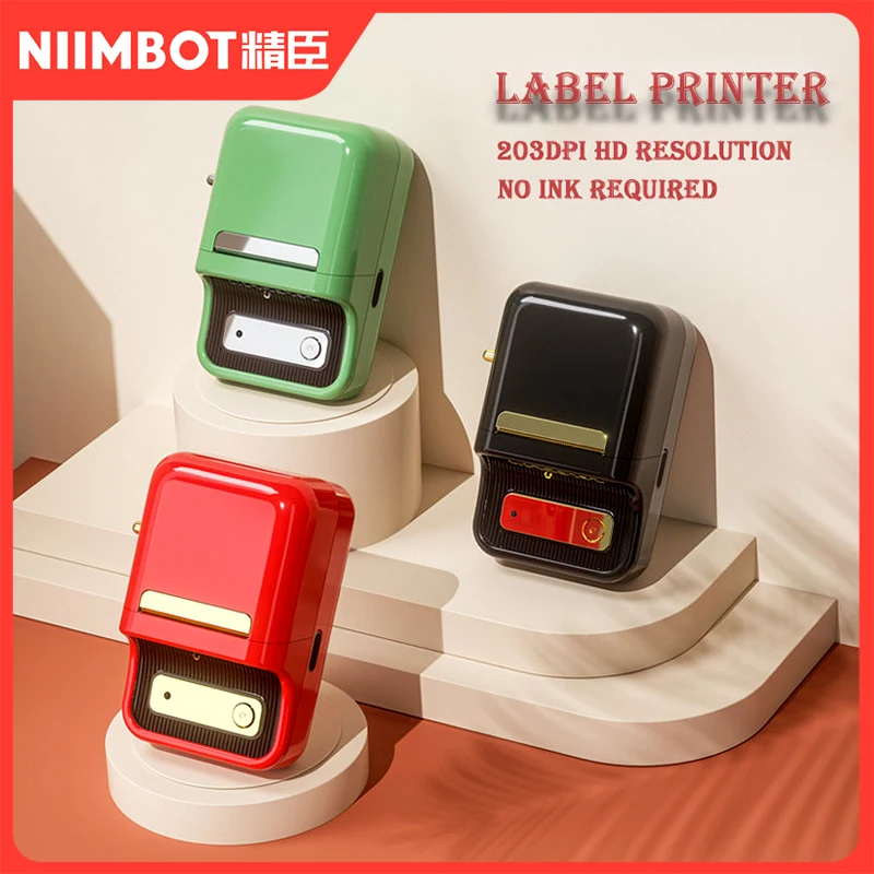 Niimbot B21 B1 Sem Fio Impressora de Etiquetas Térmicas Multifuncional ...