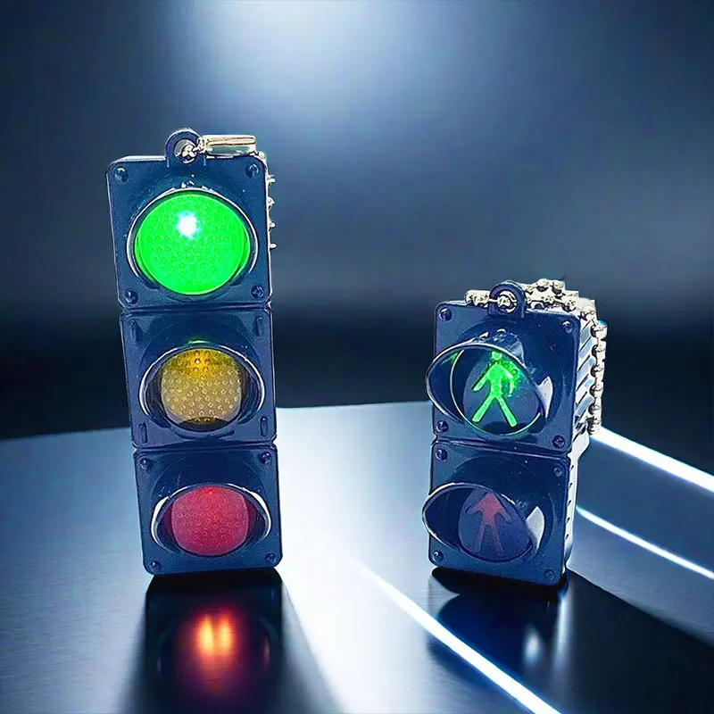 3D-Traffic-Light-Key-Chain-Creative-Backpack-Pendant-Car-Key-Pendant ...