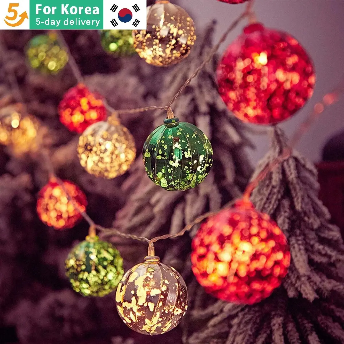 1-5M-3M-LED-Christmas-Lights-Crystal-Ball-Garland-String-Lights-Flash ...