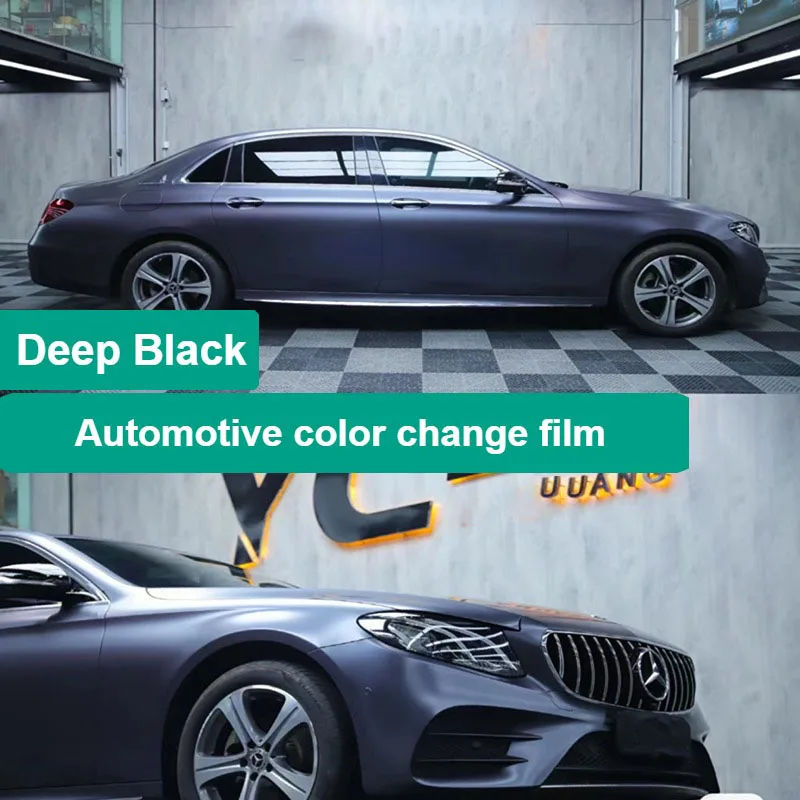 Deep-black-color-change-film-car-film-electric-light-color-change-car ...